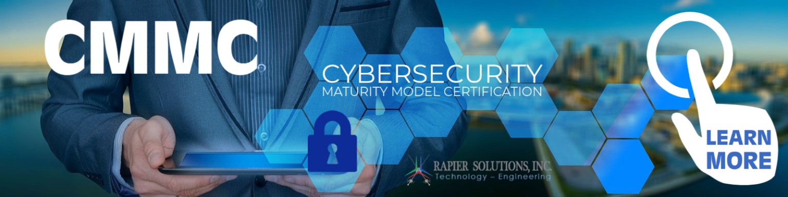 CMMC banner | Rapier Solutions Inc.
